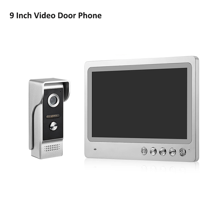 9 Inch TFT LCD Big Screen Intercom System Wired Video Door Phone Take ...