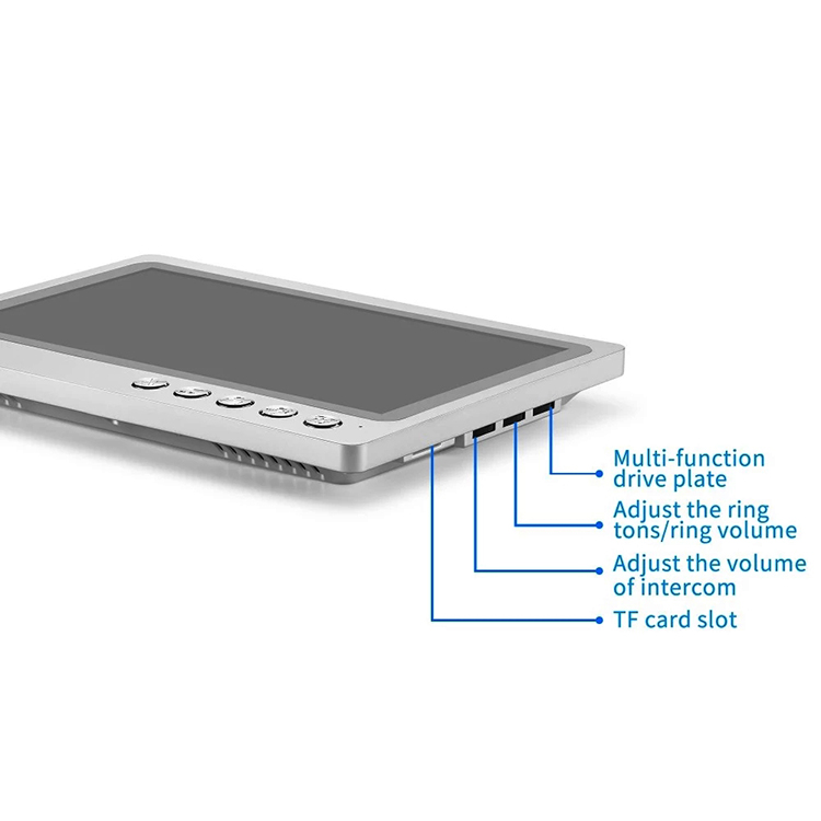 9 Inch TFT LCD Big Screen Intercom System Wired Video Door Phone Take ...