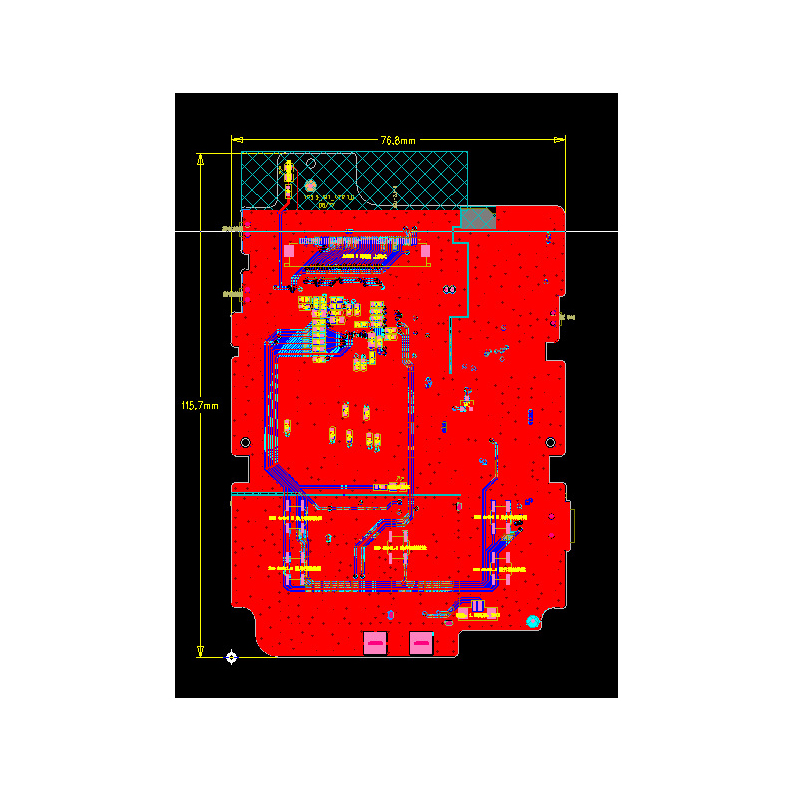 PCB Technology Solution 2.4G Wireless Video Intercom